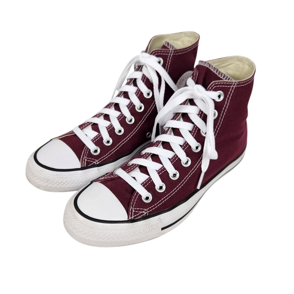 Converse | Shoes | Converse Maroon Chuck Taylor All Stars Ctas High Top ...